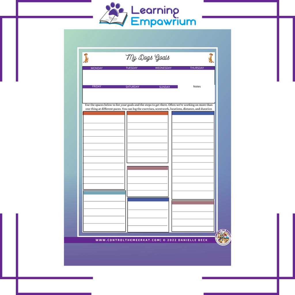 Goal Tracker Bundle » Control The Meerkat